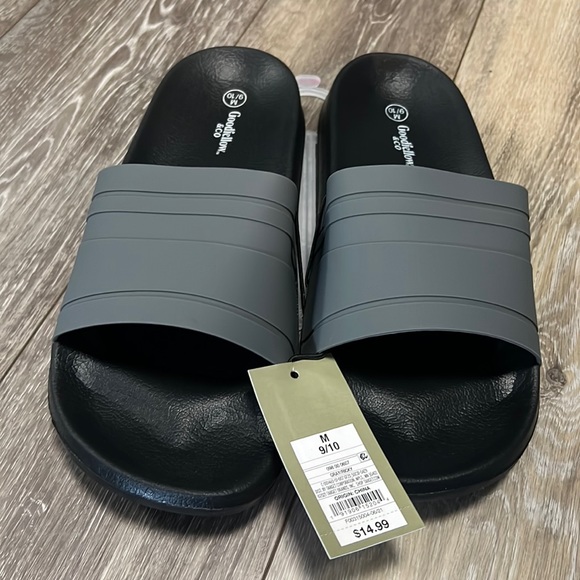 Goodfellow & Co | Shoes | Gray Ricky Mens Slides By Goodfellow | Poshmark